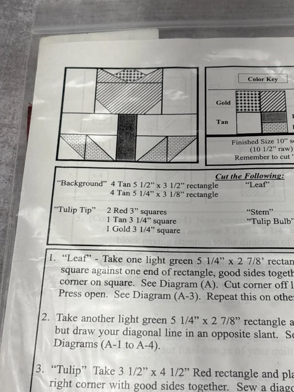 Ben Franklin Crafts | Office | Ben Franklin Crafts Tulip Quilting Kit ...